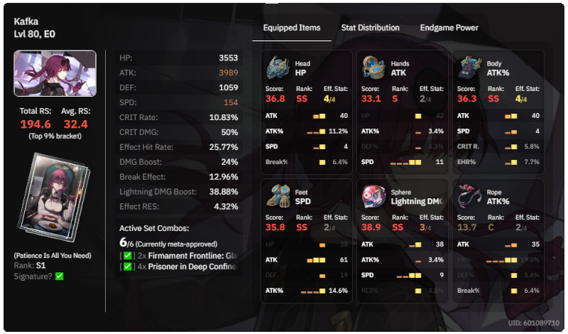Honkai: Star Rail Stats, Relic Scorer & More